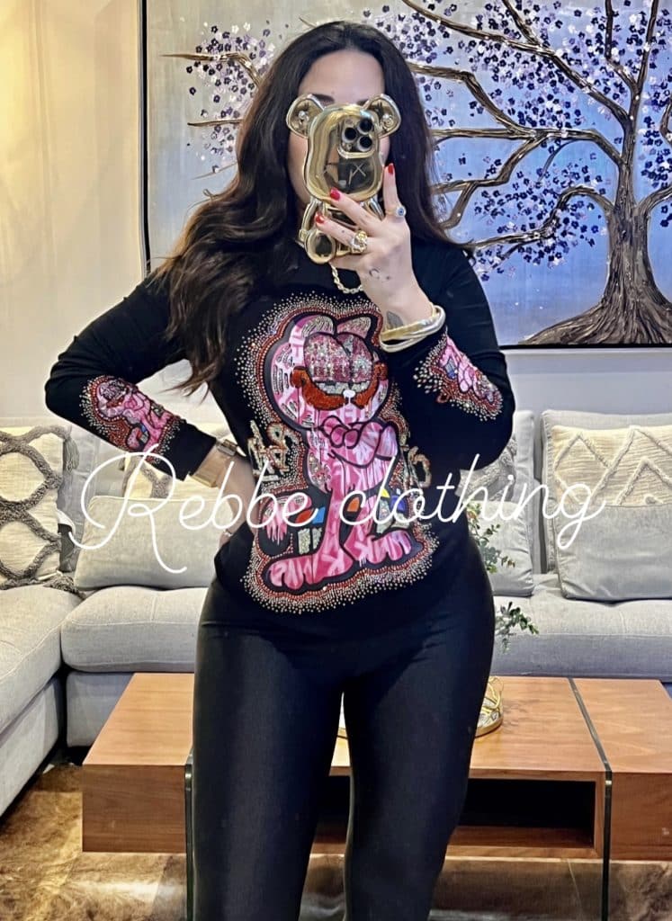 Garfield rosa - Rebbe Clothing